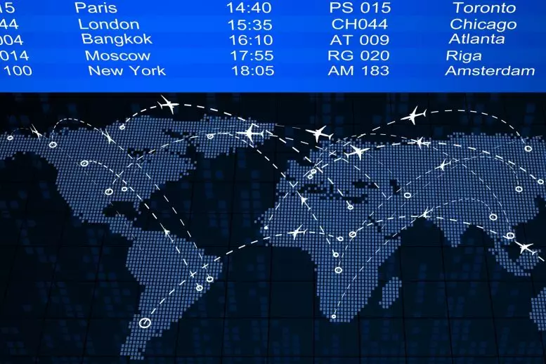 Airline Flight Data Concept