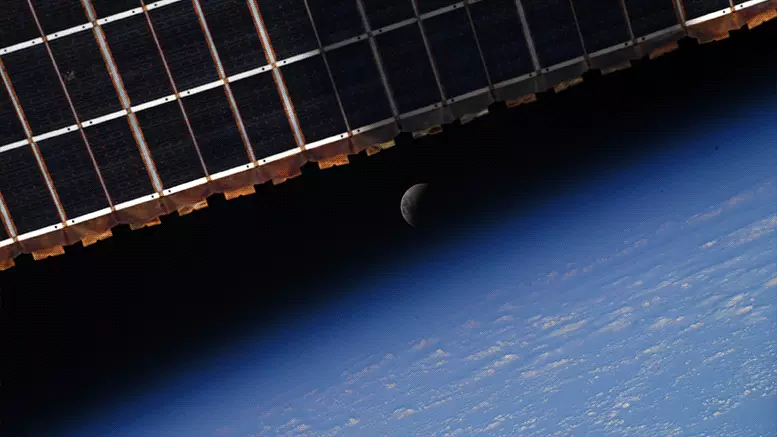 I-Lunar Eclipse From International Space Station