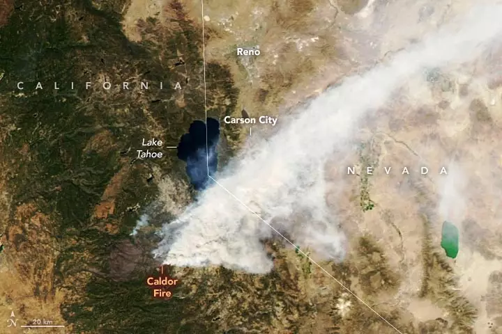 Caldor Fire August 2021 Kommentiert