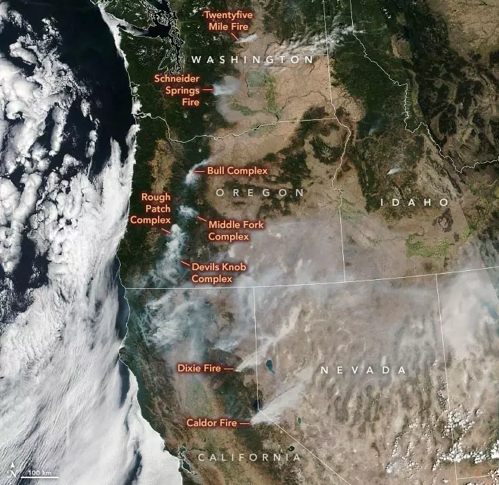 US West Fires August 2021 Kommentiert