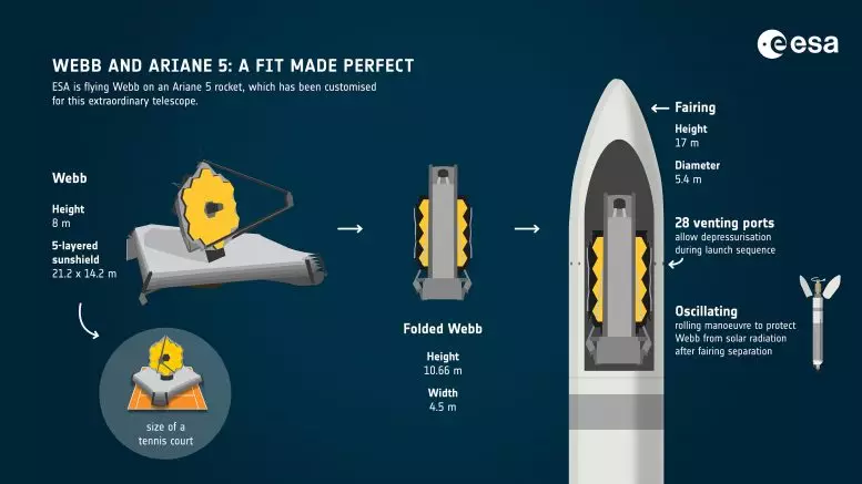 Webb i Ariane 5 Perfect Fit