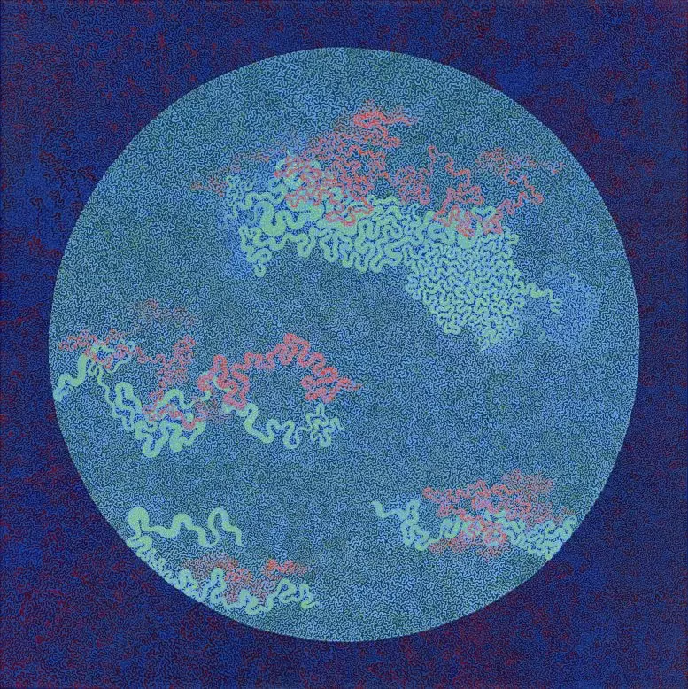 Chromatin พับขึ้นภายในนิวเคลียส