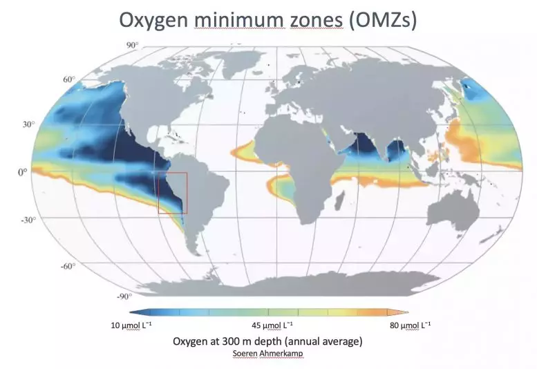 အောက်ဆီဂျင် အနိမ့်ဆုံးဇုန်များမြေပုံ