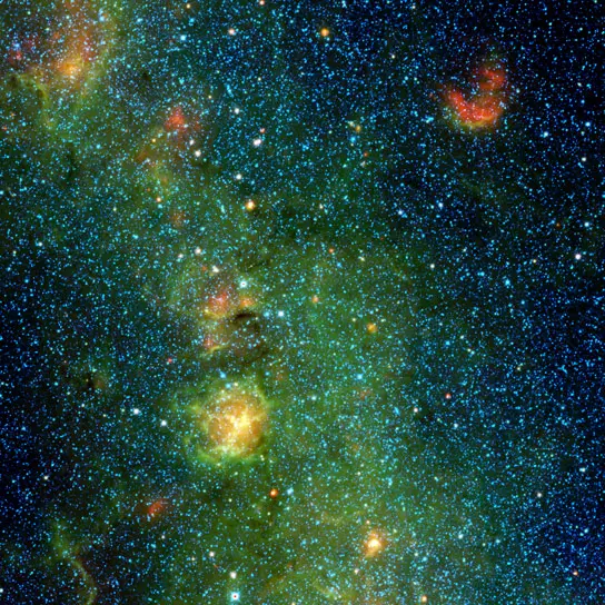 WISE Views ang Trifid Nebula