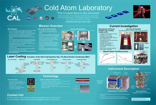 Laboratorij hladnog atoma Najhladnije mjesto u poznatom svemiru