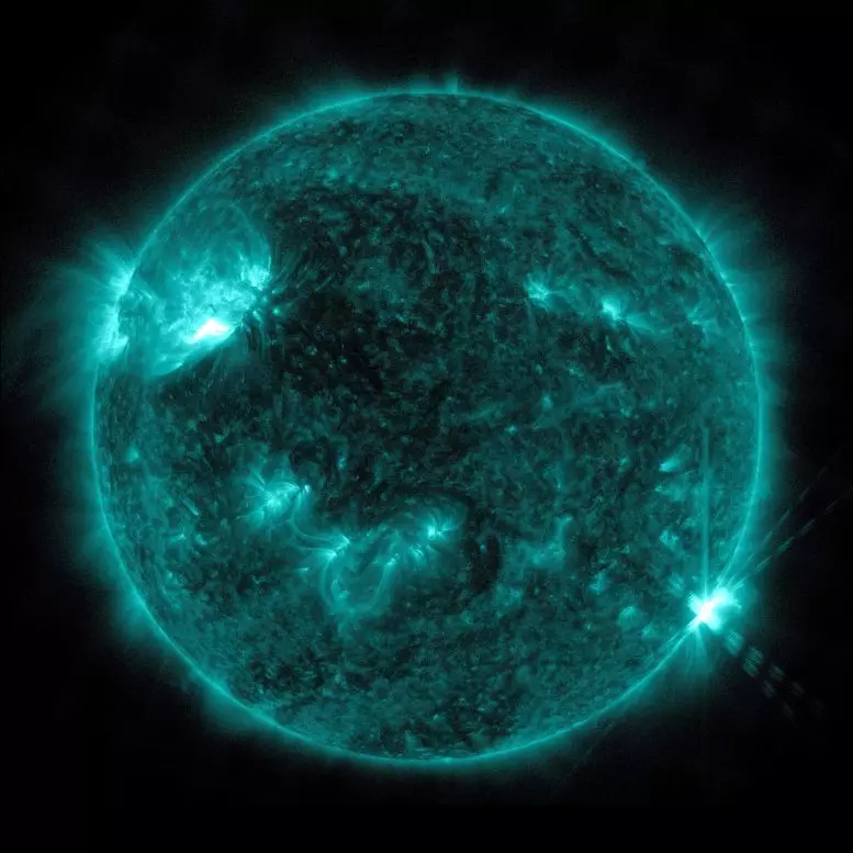 NASA SDO M-Klasse Sonneneruption April 2022