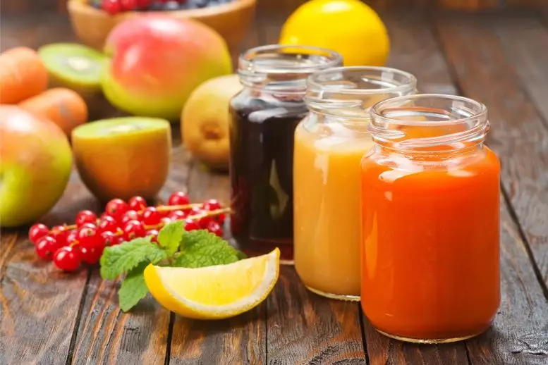 Suco de frutas frescas