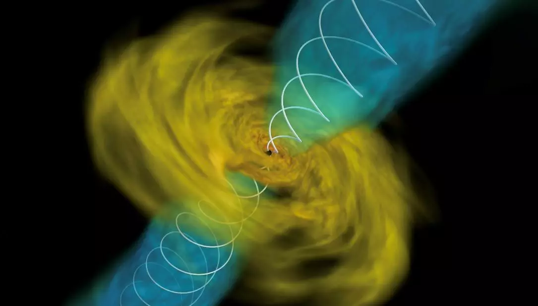 Zwei dichte Neutronensterne kollidieren