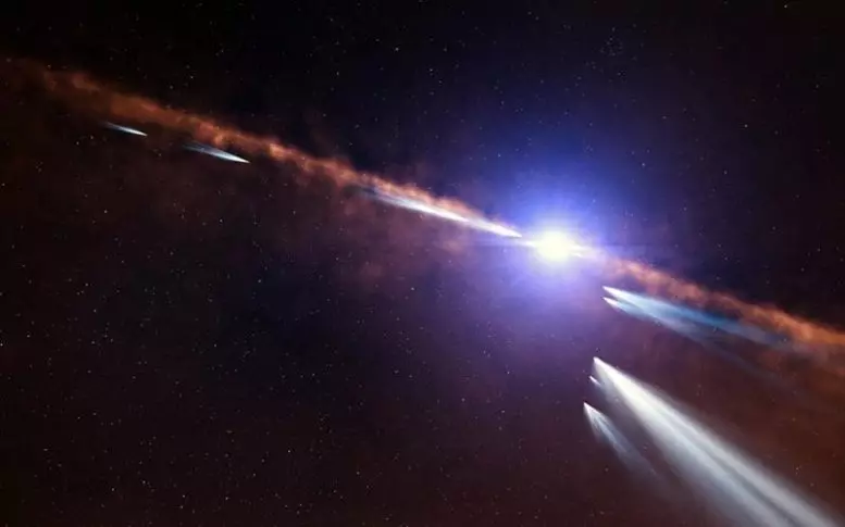 Exocomets ß Pictoris körül kering