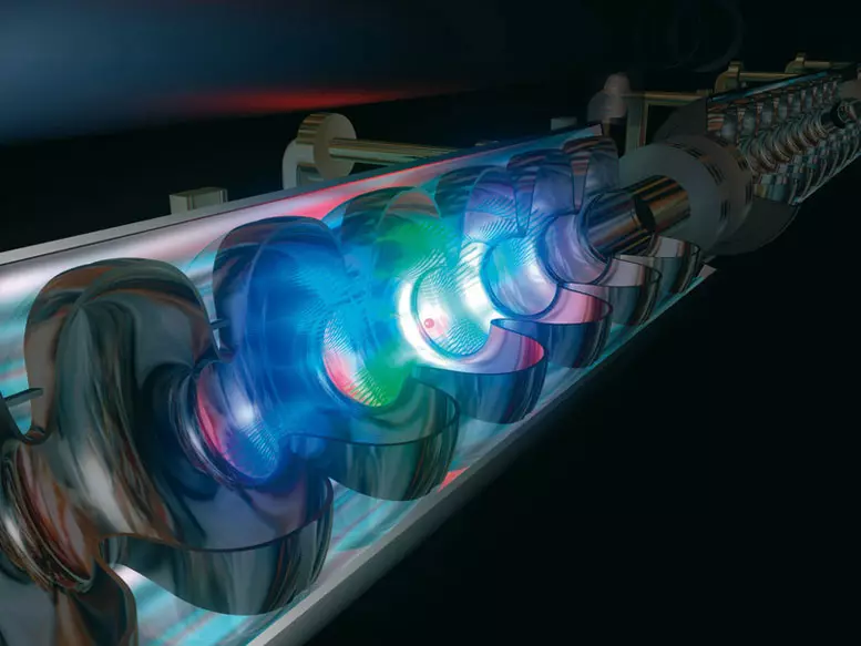 Élmuwan Ngahususkeun spéktrum pulsa anu dipancarkeun ku Laser X-Ray