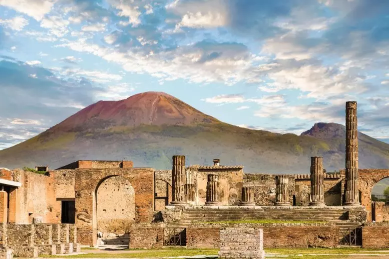 Mount Vesuvius en Pompeii