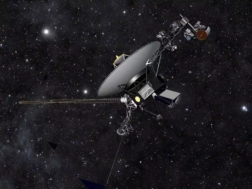 Veicolo spaziale Voyager in viaggio nello spazio