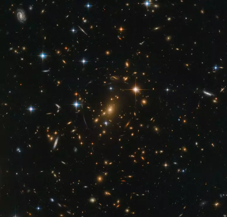 Spektakulär Hubble Teleskop Bild vu Galaxien