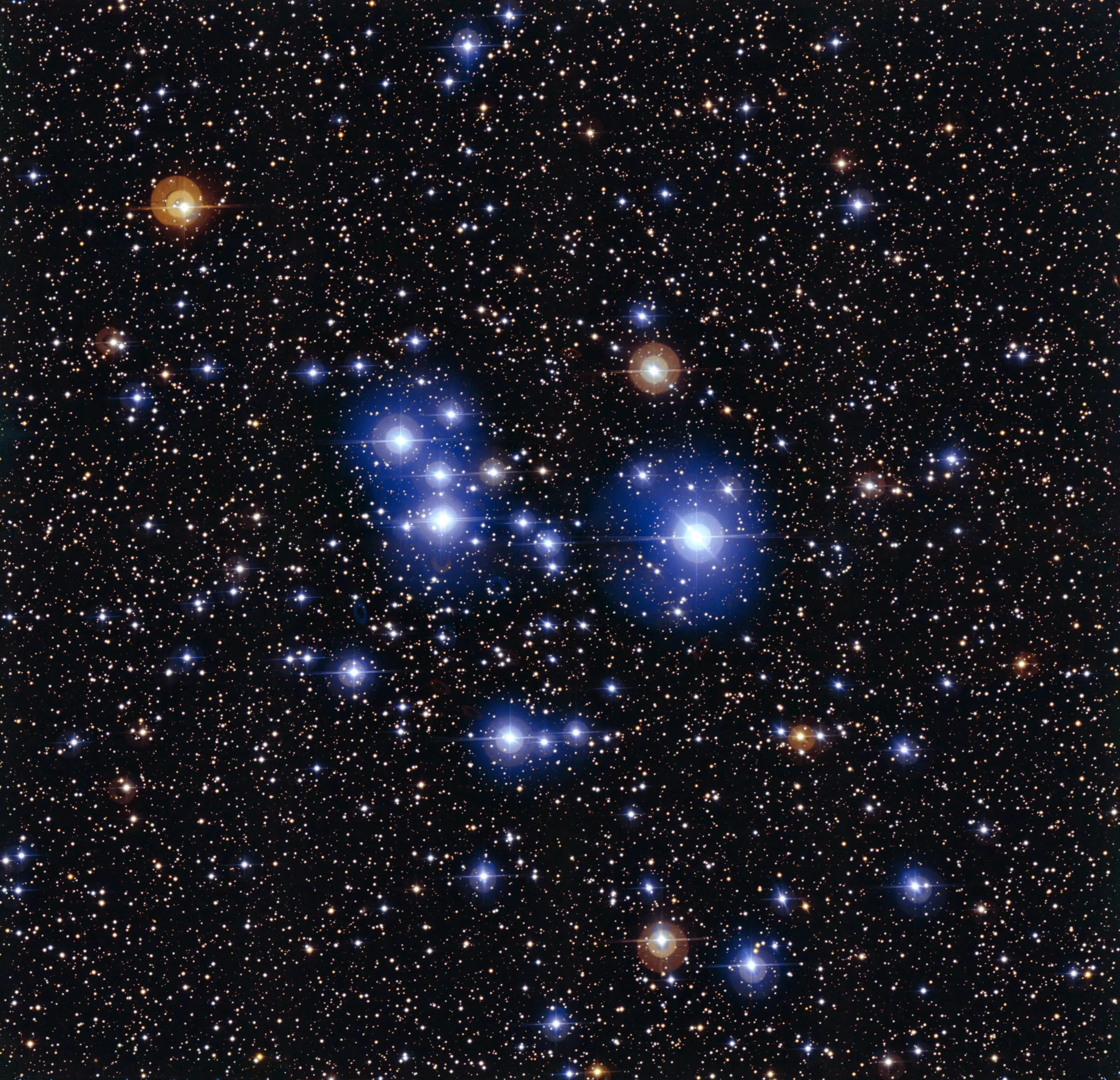 ESO bekijkt de blauwe sterren van Messier 47