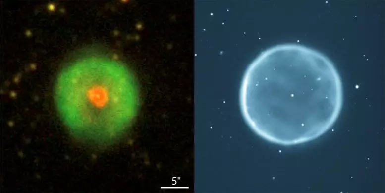 Ontdekking van een structureel 'binnenstebuiten' planetaire nevel