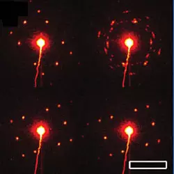 Modèles de diffraction d'électrons