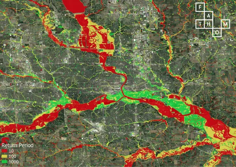 Disseny simulat inunda des Moines