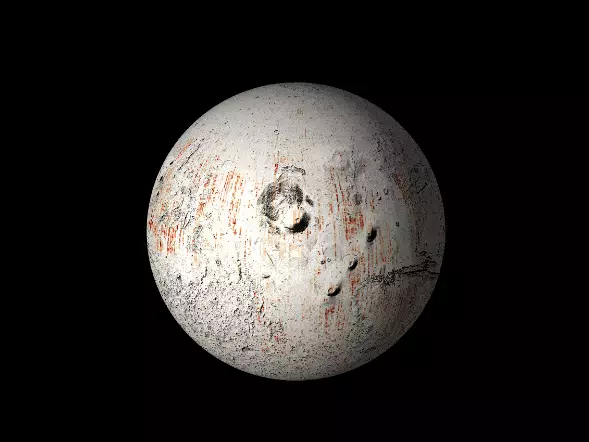 Mars globus sa ledom