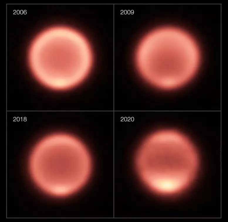 Thermal Images ntawm Neptune