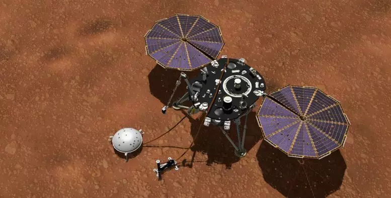 InSight samler inn Mars-værdata