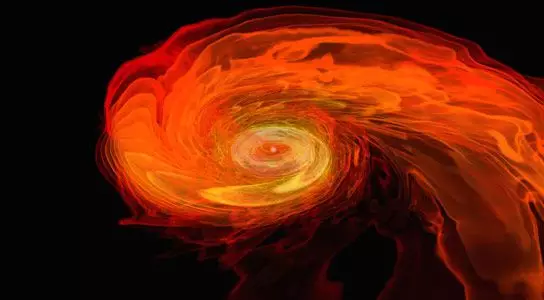 Симулация показва, че неутронни звезди се разкъсват една друга, за да образуват черна дупка