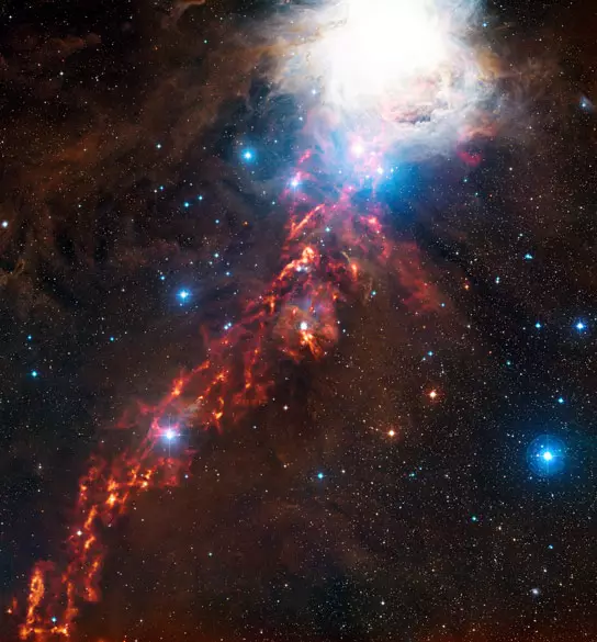 APEX Inatazama Vumbi la Interstellar katika Mawingu ya Cosmic ya Orion