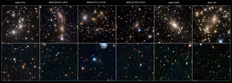 Billedgalleri af Hubble Space Telescope Frontier Field