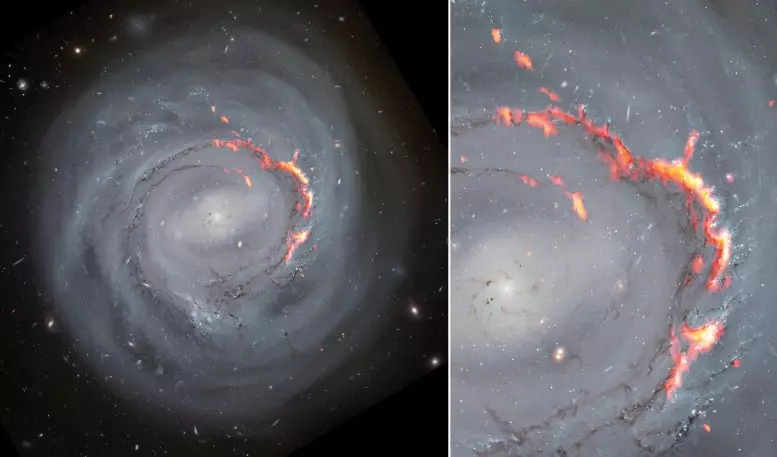 Egymás melletti kompozit NGC4921