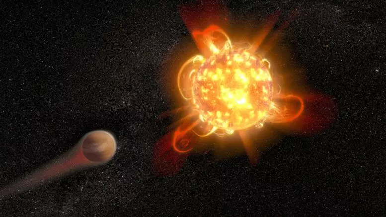 Οι αστρονόμοι βλέπουν υπερεκλάμψεις από νεαρούς κόκκινους νάνους αστέρια