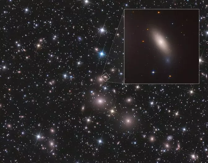 Hubble fynt relikwy Galaxy tichtby hûs