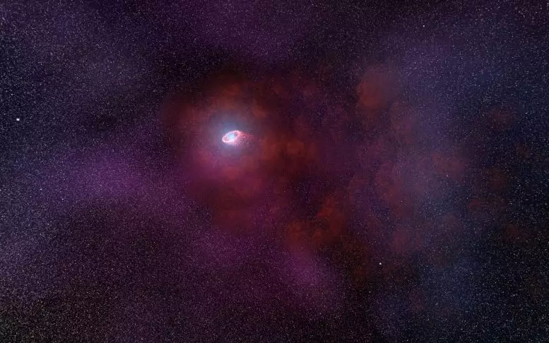 Hubble afhjúpar aldrei áður séð eiginleika í kringum nifteindastjörnuna