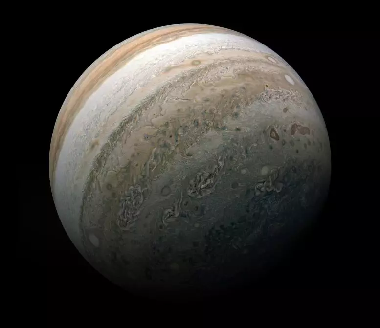 NASA Juno Jupiter eteläinen pallonpuolisko