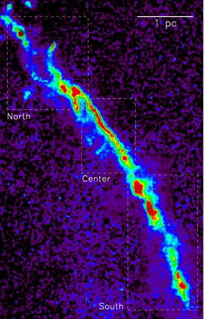 Os astrónomos estudan modelos de filamentos formadores de estrelas