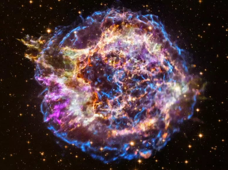 Cassiopeia A X-ray və Optik