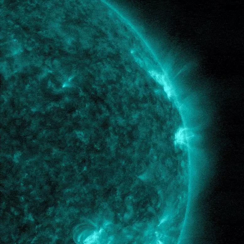 NASA SDO 太阳耀斑 2022 年 1 月 Zoom