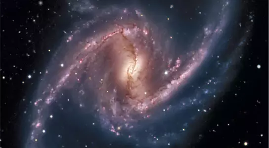 Спостереження NuSTAR і XMM-Newton за NGC 1365 допомагають виміряти обертання чорної діри