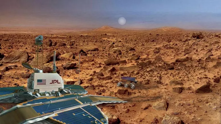 Візуалізацыя Mars Pathfinder