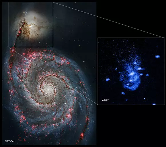 Chandra tan-NASA Tsib Toqba Iswed Supermassiva