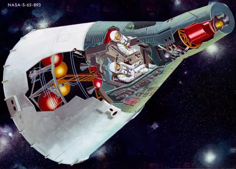 I-Gemini Spacecraft Cutaway Umfanekiso