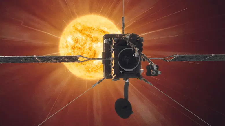 Solar Orbiter သည် နေကို ချဉ်းကပ်သည်။