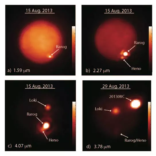 Peb loj heev Volcanic Eruptions ntawm Jupiters Moon Io