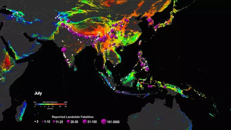 NASA LHASA Landslide Risk Model