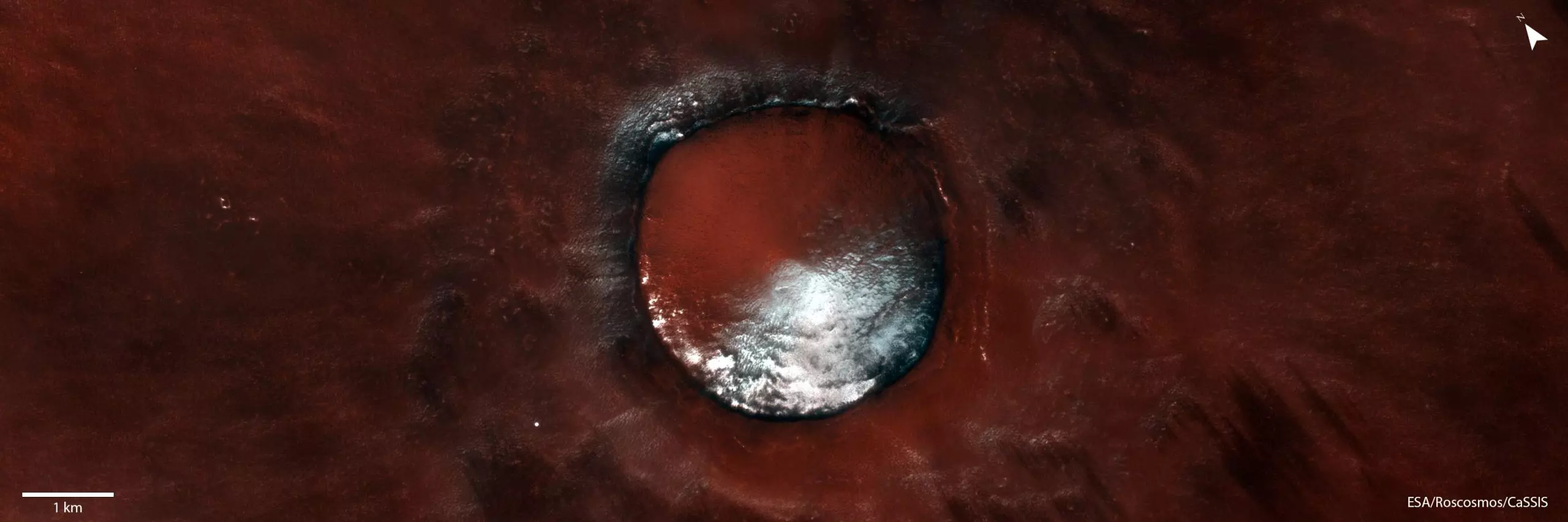 Ред Велвет Марс – ЕкоМарс Траце Гас Орбитер снима дивну слику