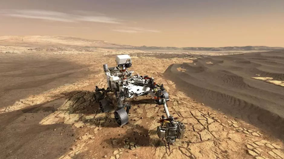 NASA Volharding Rover Artistieke weergave