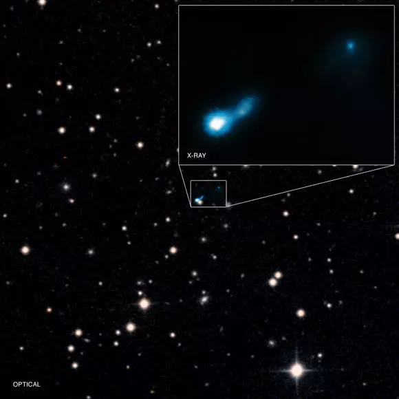 B3 0727+409: Glöd från Big Bang gör det möjligt att upptäcka fjärrstrålar med svart hål