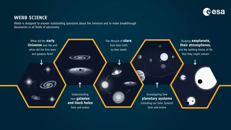 Webb Science אינפוגרפיקה