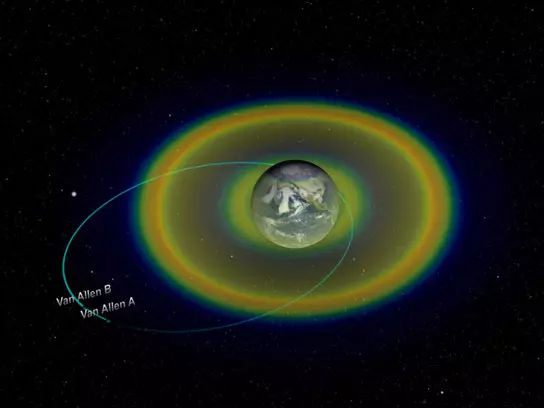 NASA প্রোবস রেডিয়েশন বেল্টে কণা ত্বরণকারী আবিষ্কার করে