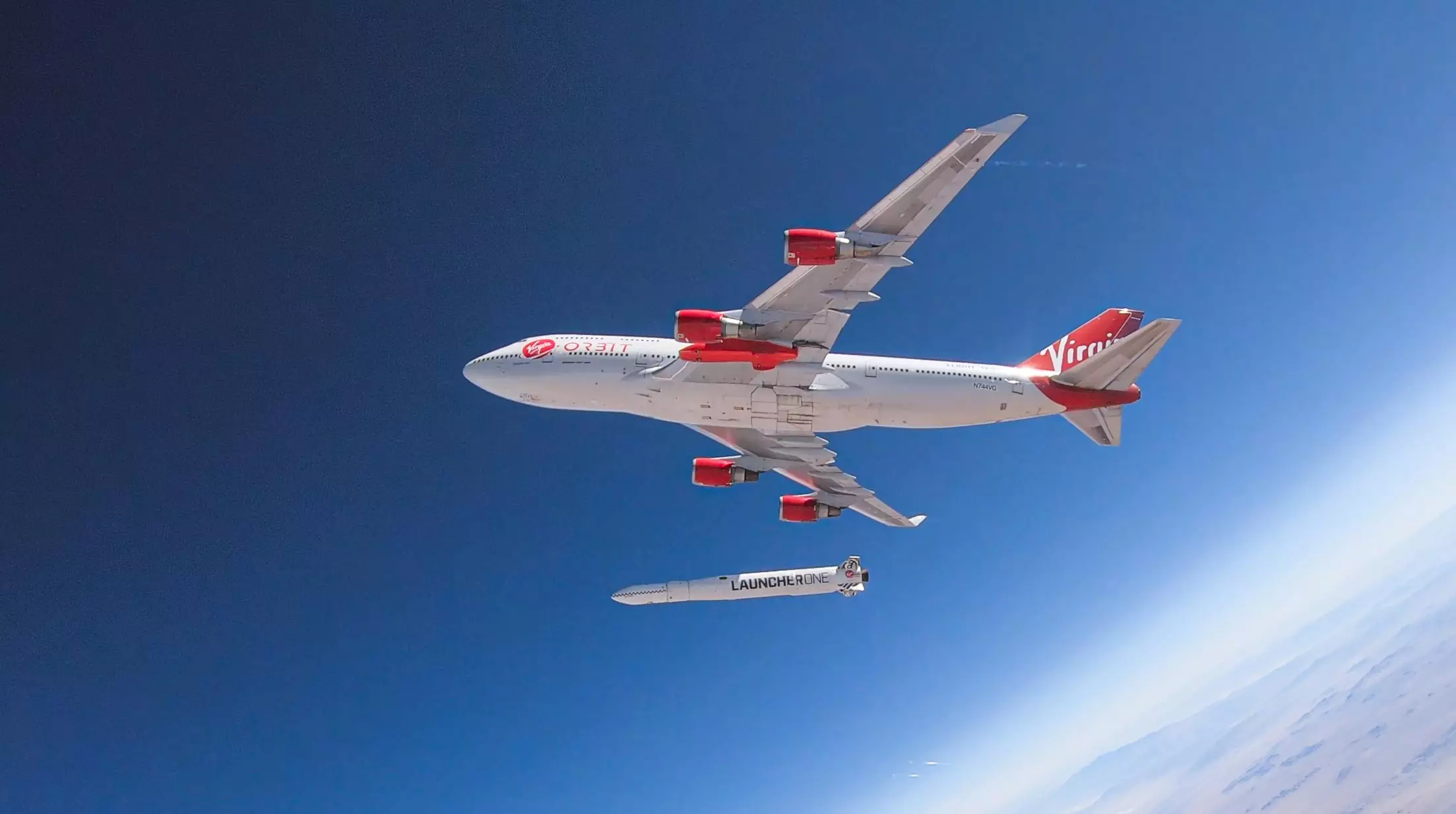 ດາວທຽມ NASA ໄດ້ສົ່ງດາວທຽມຂຶ້ນສູ່ວົງໂຄຈອນ Virgin Orbit's LauncherOne Rocket