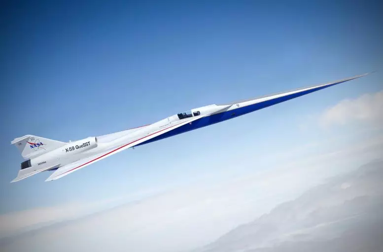 Aeroplan i teknologjisë supersonike X-59 i qetë