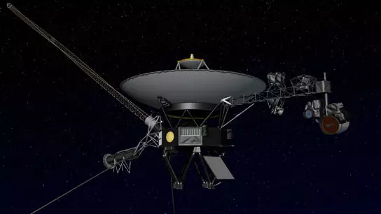 Konsep artis tina pesawat ruang angkasa Voyager NASA